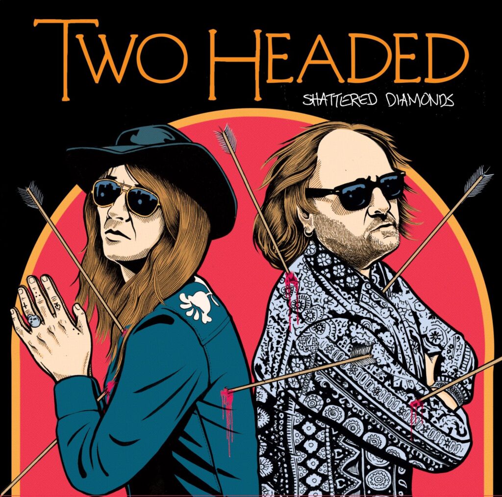 10" TWO HEADED: Shattered Diamonds - Ghost Highway Shop